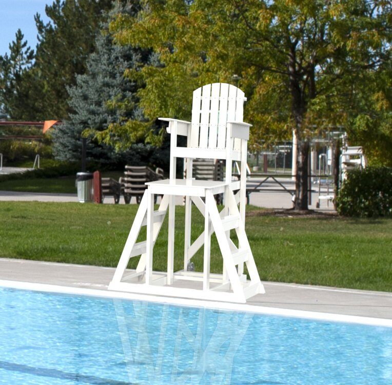 Mendota Dual Step Lifeguard Chair - 72", Part#111419-72