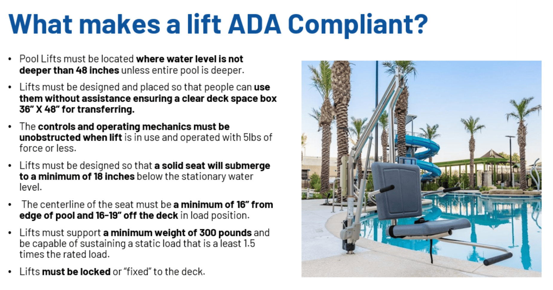 Understanding ADA Standards in Aquatic Facilities